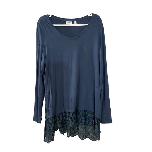 LOGO by Lori Goldstein | Tops | Logo Lori Goldstein Qvc Tunic Top Women ...